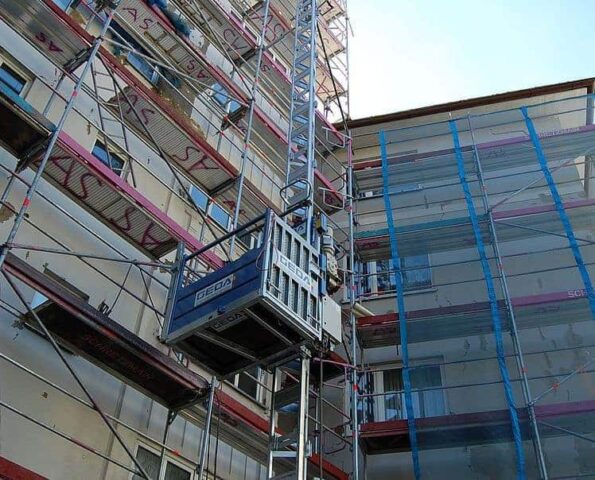 Geda Material Hoist Hire | 500kg Double Barrow | Scaffolding